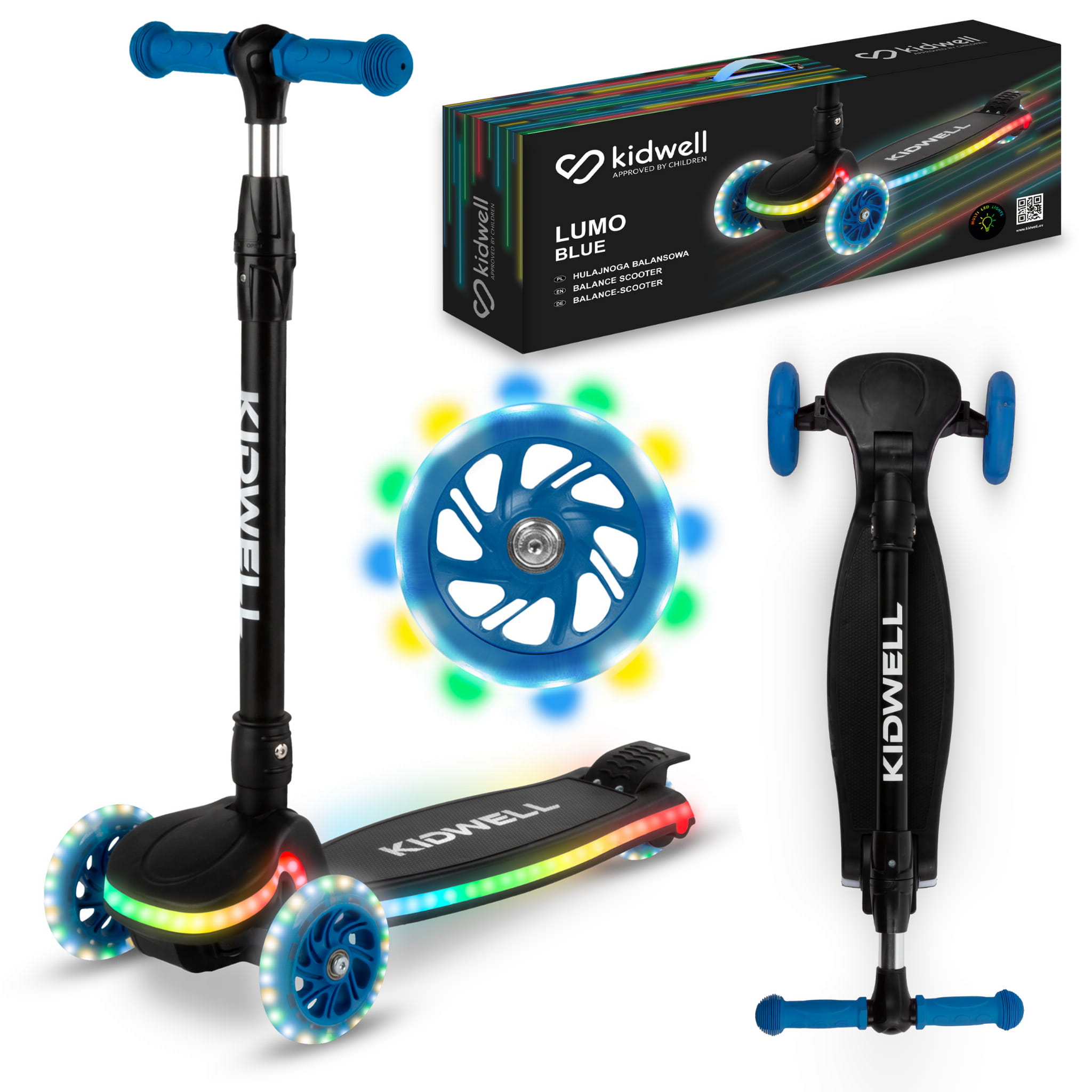 Hulajnoga LED KIDWELL Lumo Blue - producent produktów dziecięcych ...